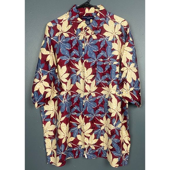 Ivy | Shirts | Ivy Crew Classic Mens Xl Hawaiian Short Sleeve Button ...
